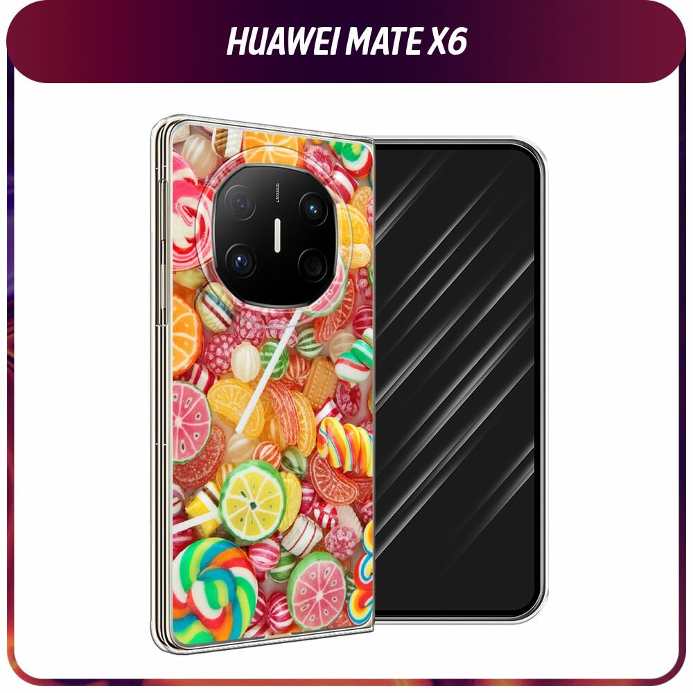 Чехол на Huawei Mate X6 / Хуавей Мате X6 с принтом Вкусняшки