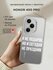 Чехол на Honor 400 Pro / Хонор 400 Про с принтом "Я не подарок", прозрачный
