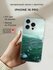 Чехол на Apple iPhone 16 Pro / Айфон 16 Про с принтом "Волны 12"
