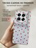 Чехол на Tecno Camon 30 Premier / Текно Камон 30 Премьер с принтом "Red hearts",...