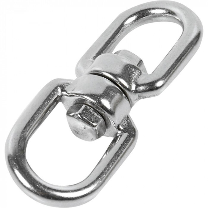 Вертлюг 12мм кольцо-кольцо покрытие цинк Крепдил