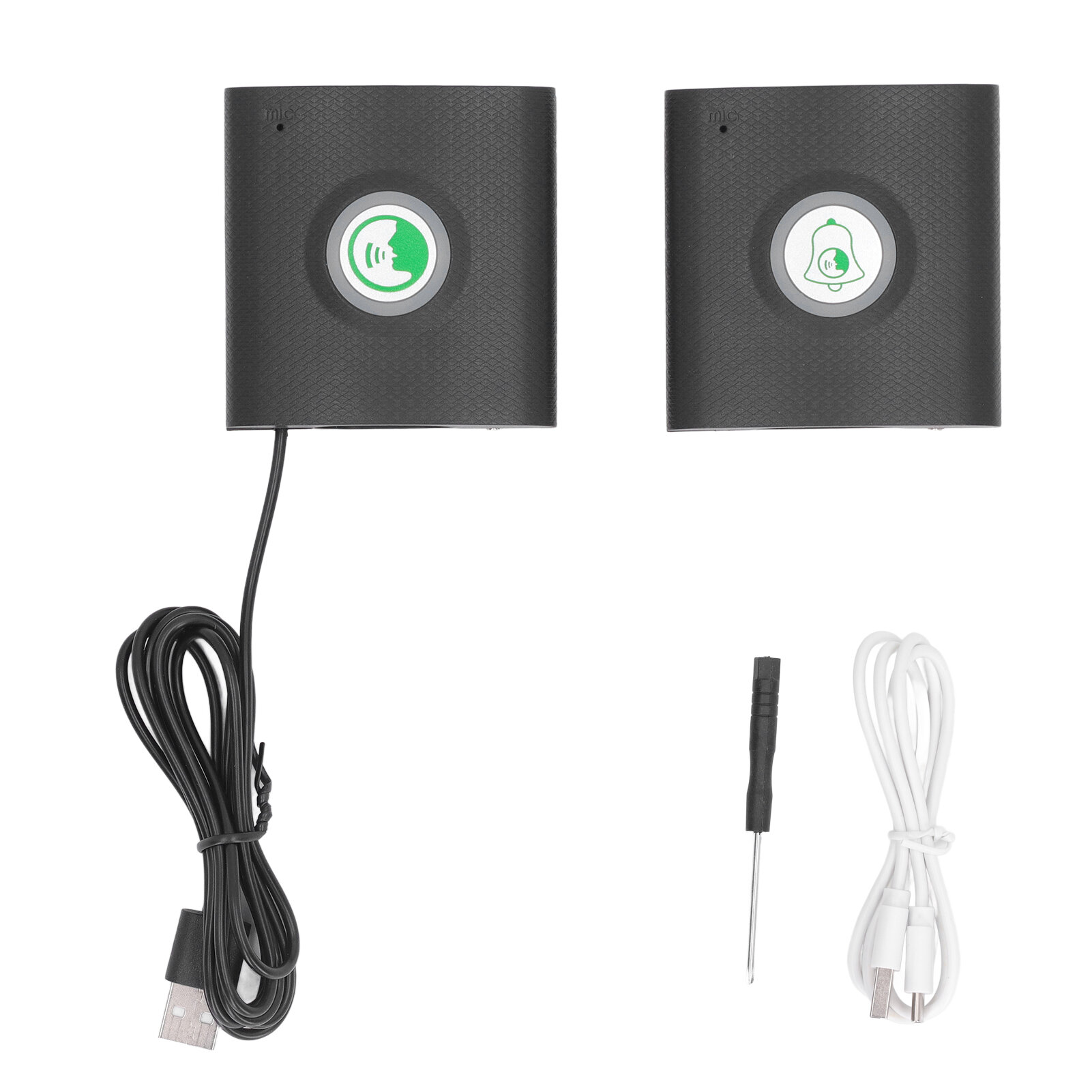 Домофон дальнодействующий 2-полосный черный