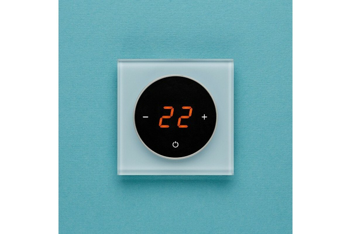 Терморегулятор Aura TAKTO 1603 Blue Pastel (пастельный голубой) сенсорное управление