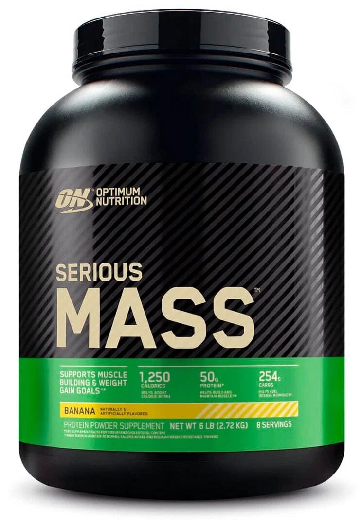 Гейнер Optimum Nutrition Serious Mass (2720 г) банан