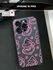 Чехол на Apple iPhone 15 Pro / Айфон 15 Про с принтом "Розовый Гринч 3"