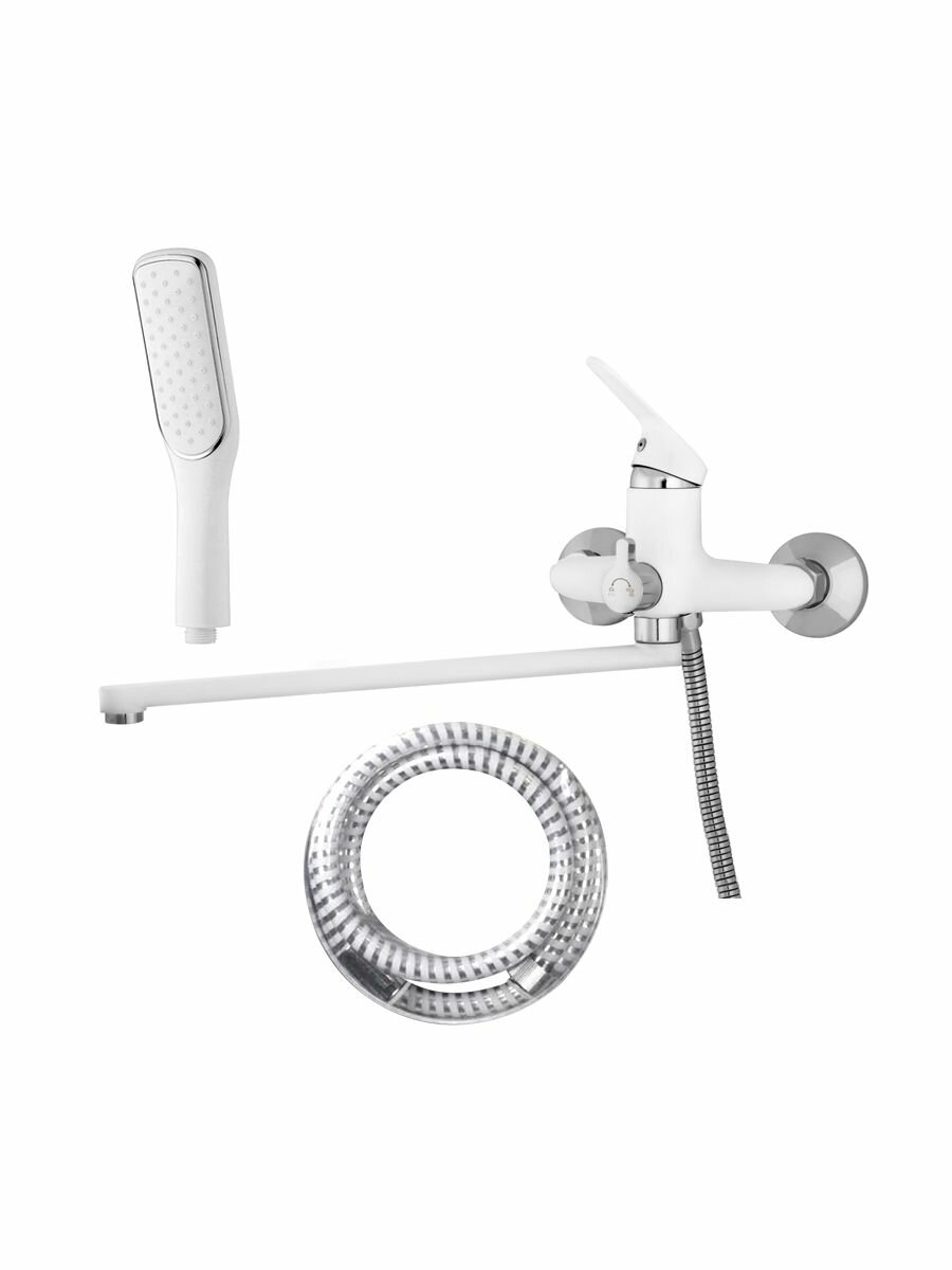 Melodia Della Vita Смеситель ванна MELODIA Moderno White картридж д.35мм длинный излив MDV35141_wt