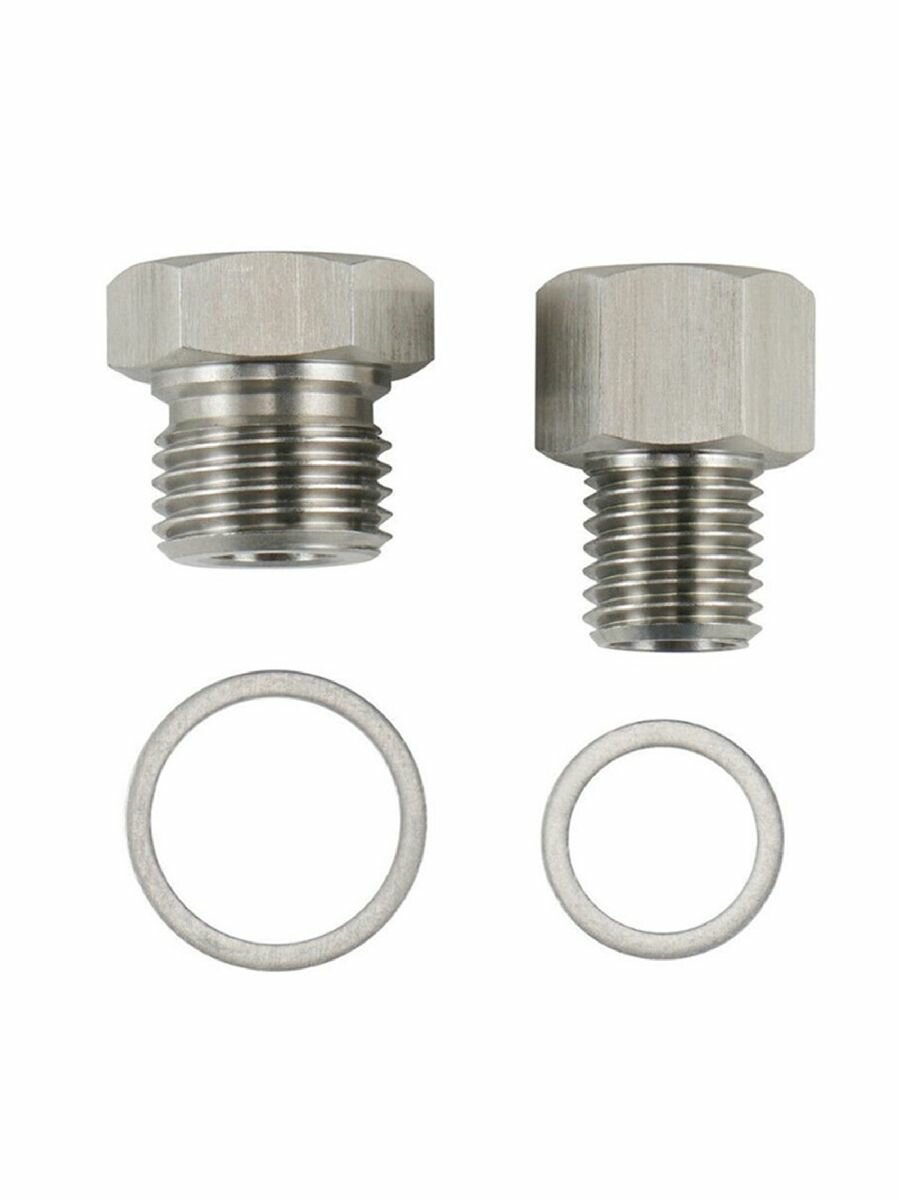 Адаптер давления масла M16X1,5 и M12X1,5 с разъемом 1/8 NPT, замена датчика манометра, алюминиевый, серебристый