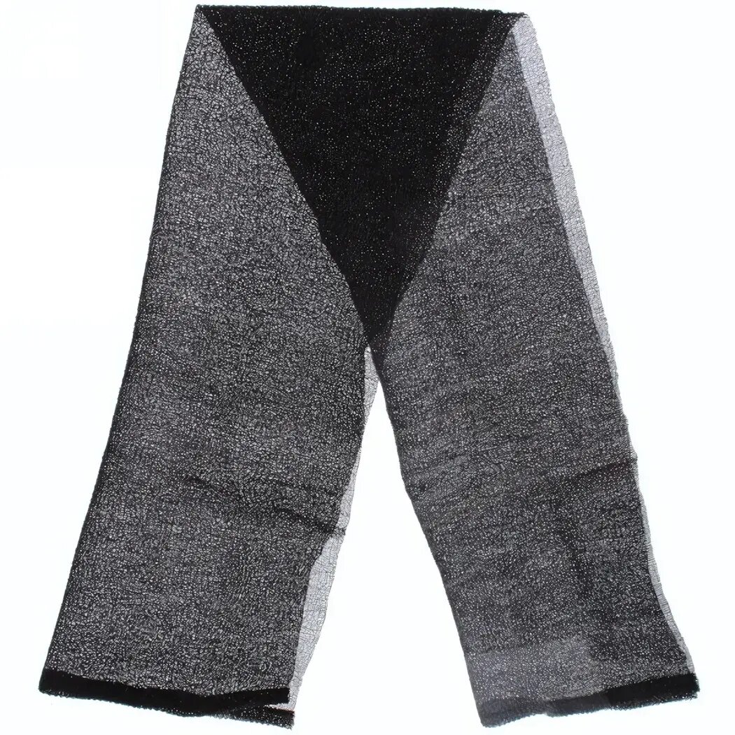 Мочалка для тела мужская «Премиум Японская», черная, 30х90см, полипропилен