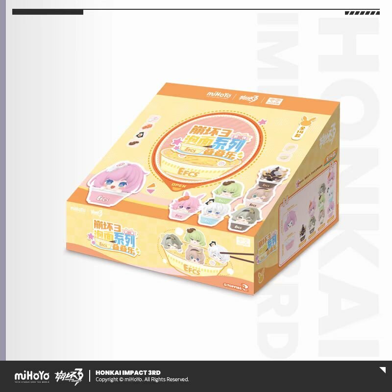 Honkai Impact 3rd Instant Noodle Series Аниме фигурка 4.4-5.07cm, Изысканный подарок