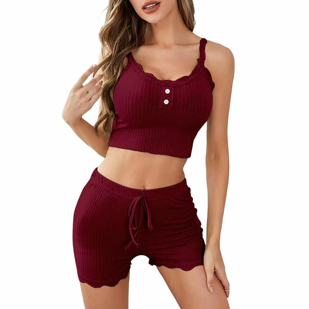 Женский пижамный комплект на слинге