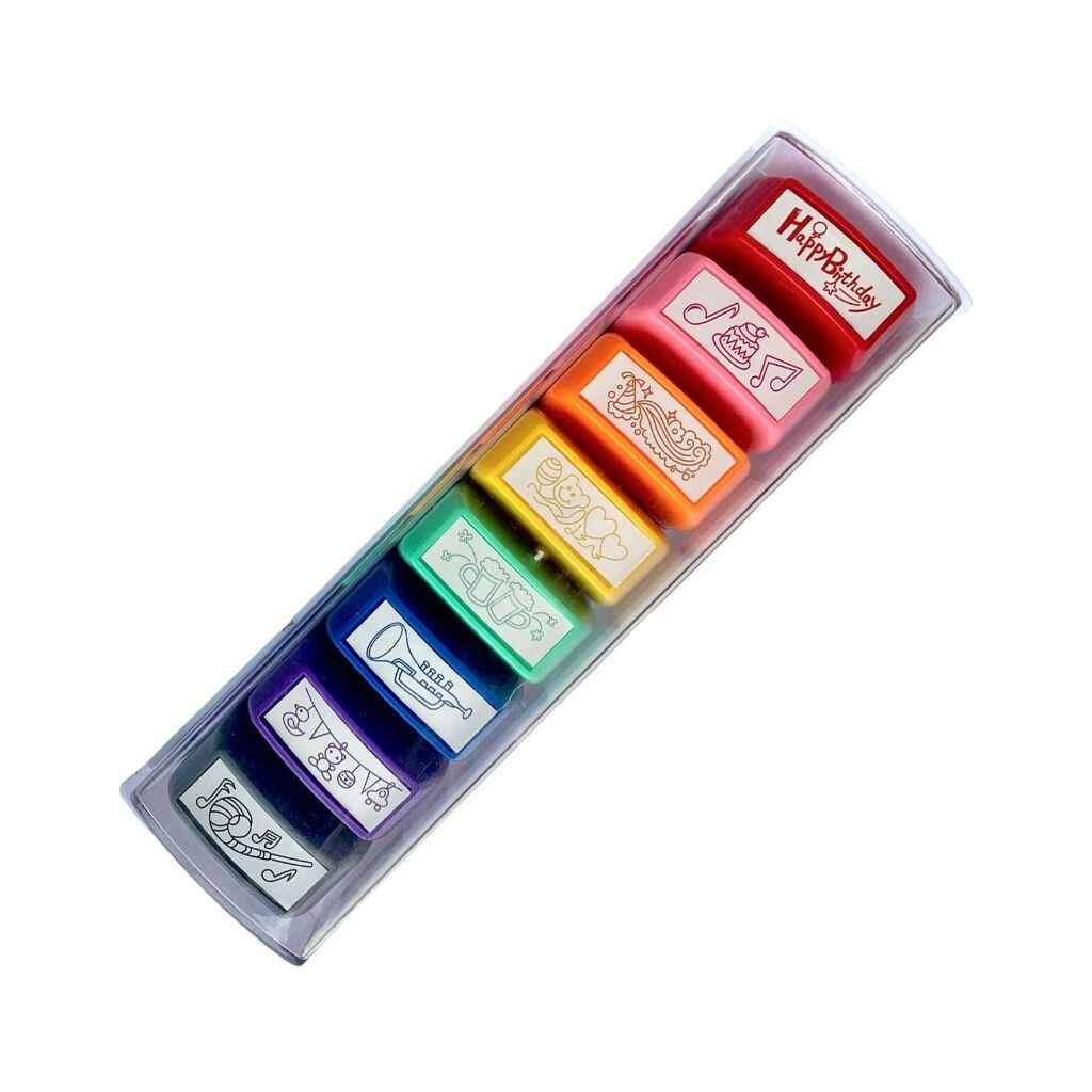 Набор из 8 штампов классных учителей для быстрой выставления оценок и поощрения