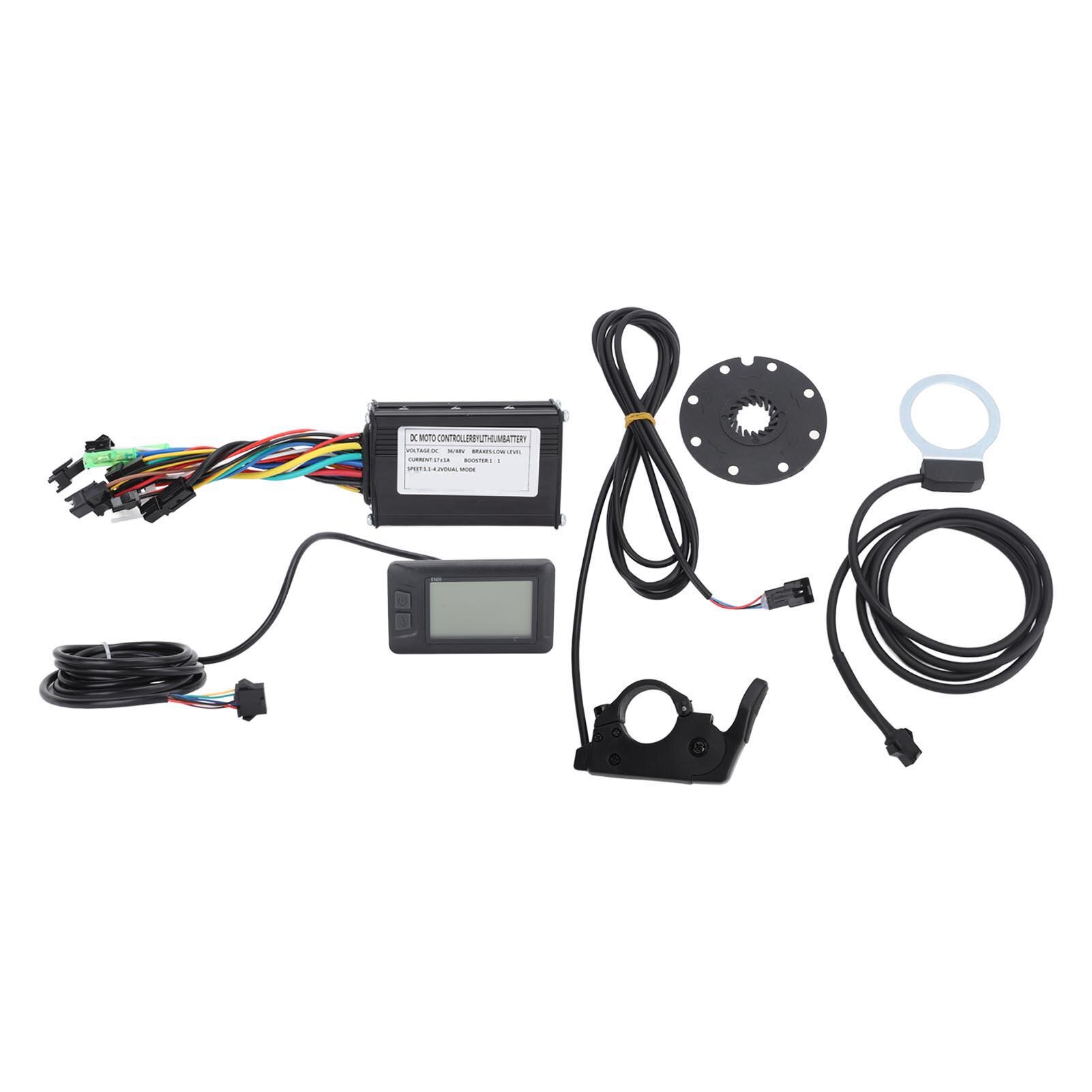 Электрический велосипед 36 В 48 В 17A Контроллер двигателя EN05 Дисплей FT 8C Магнитная точка 109R Комплект дроссельной заслонки для большого пальца Комплект модификации велосипедной литиевой батареи