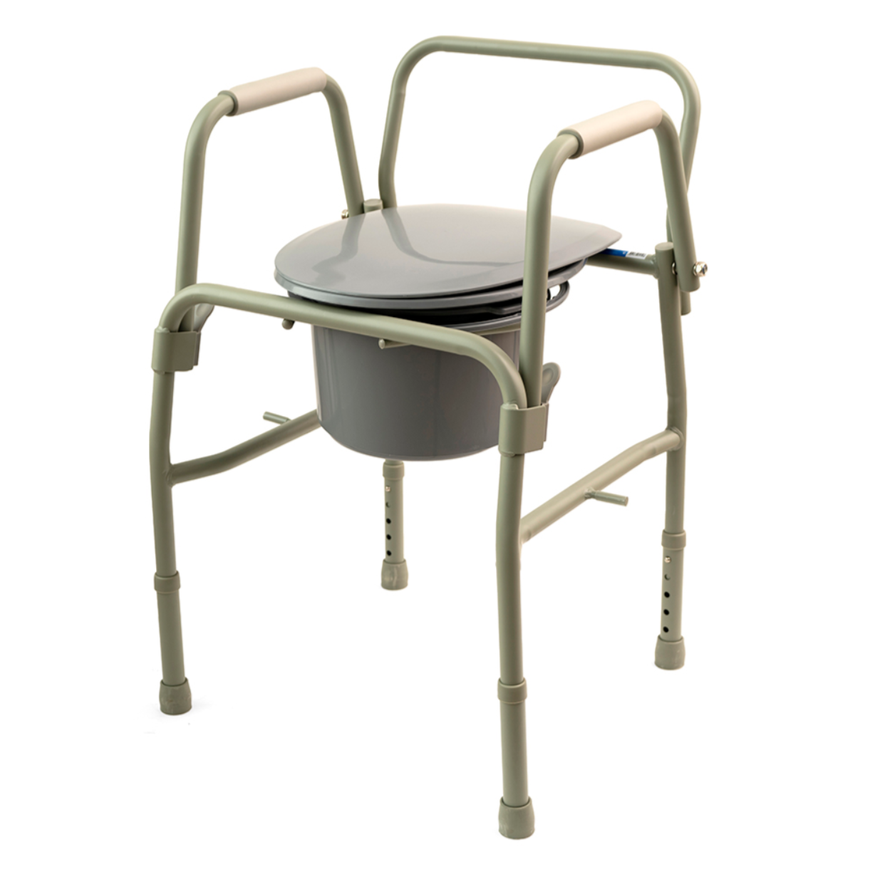 Кресло-туалет 10583 с откидными поручнями для инвалидов и пожилых людей