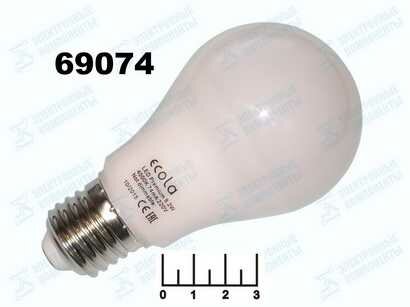 Лампа светодиодная 220V 9.2W E27 4000K белый A60 Ecola (60*106) K7SV92ELB (736lm)