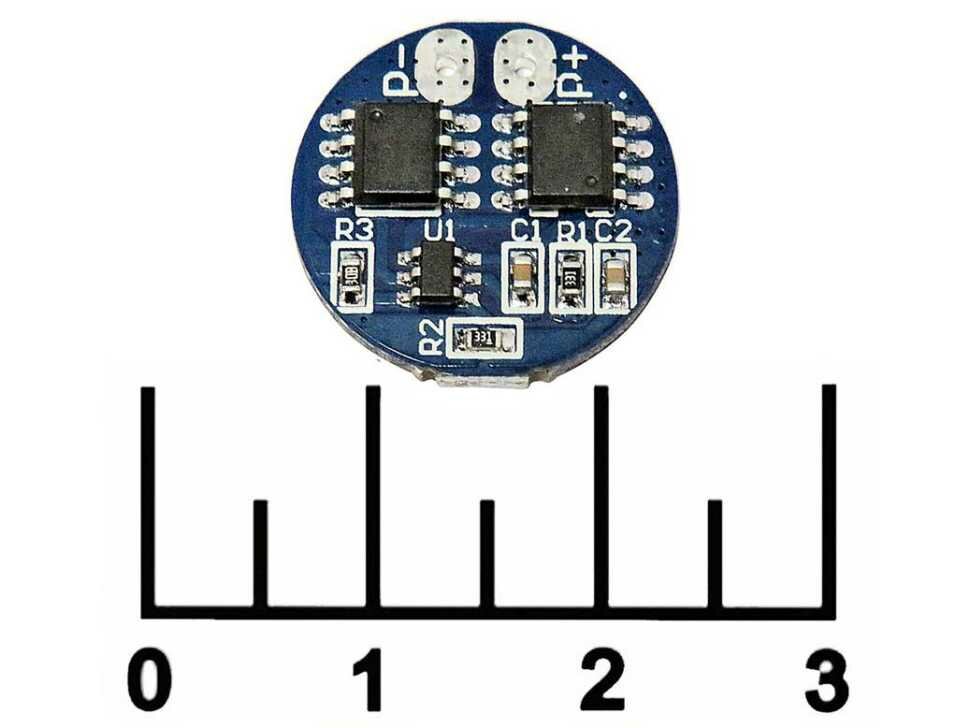Контроллер заряда для литиевых элементов 7.4V 5A BMS 2S HX-2S-A2 с балансиром