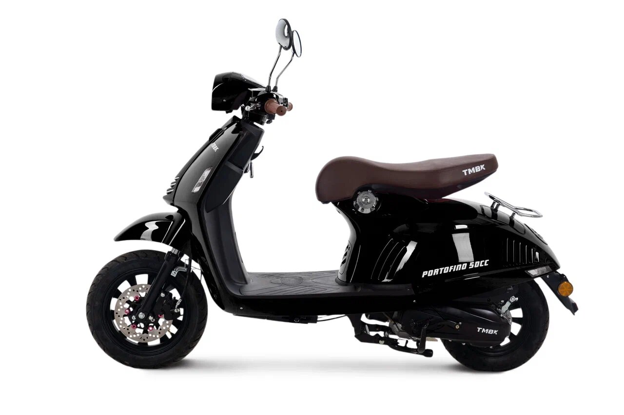 Скутер TMBK "PORTOFINO", с электростартером, документы на 49cc, 150 кг, 80 км/ч не требует регистрации