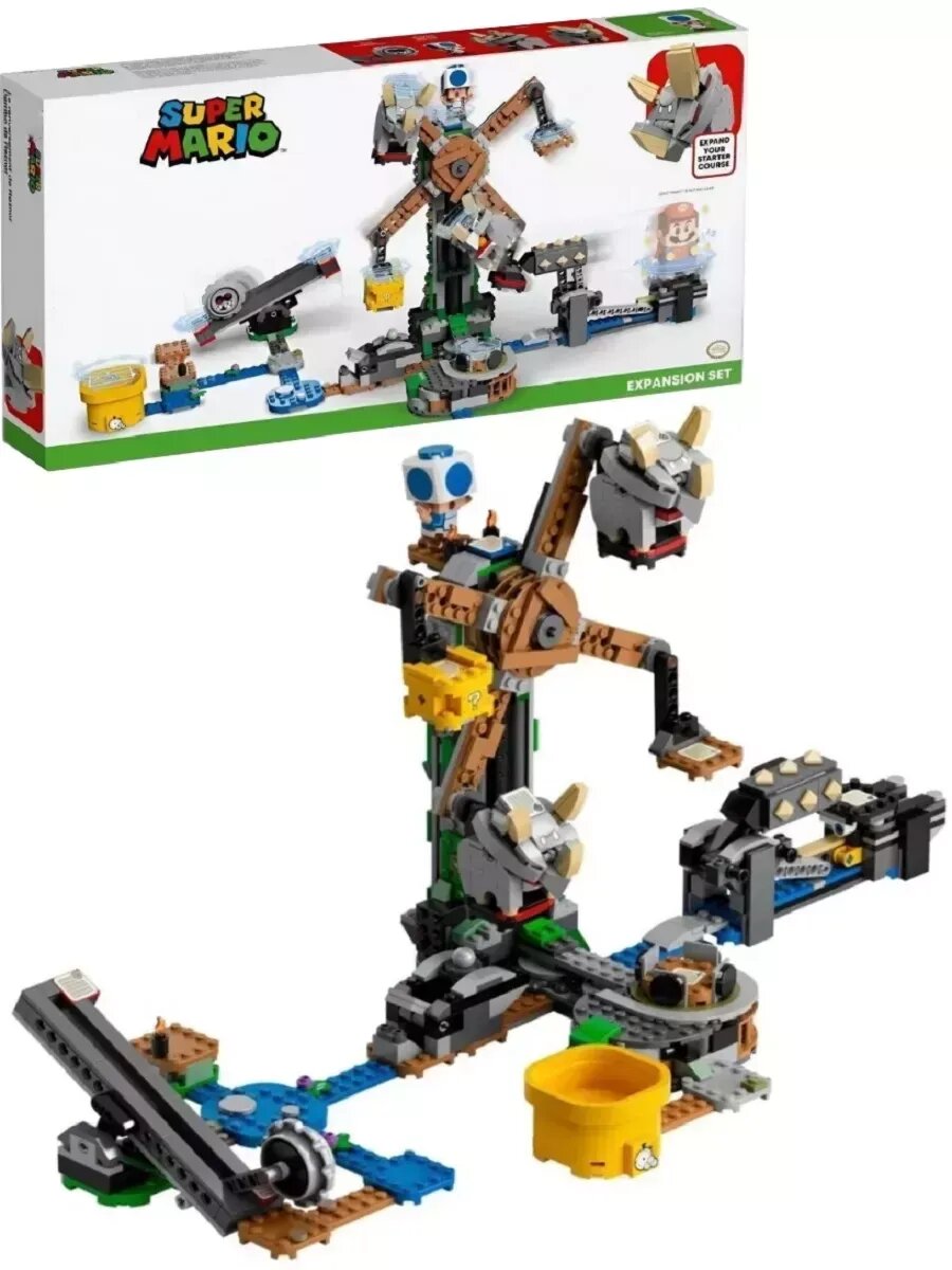 Конструктор Супер Марио Нокдаун резноров, 889 деталей ( набор / подарок для мальчиков и девочек / подарок ребенку)