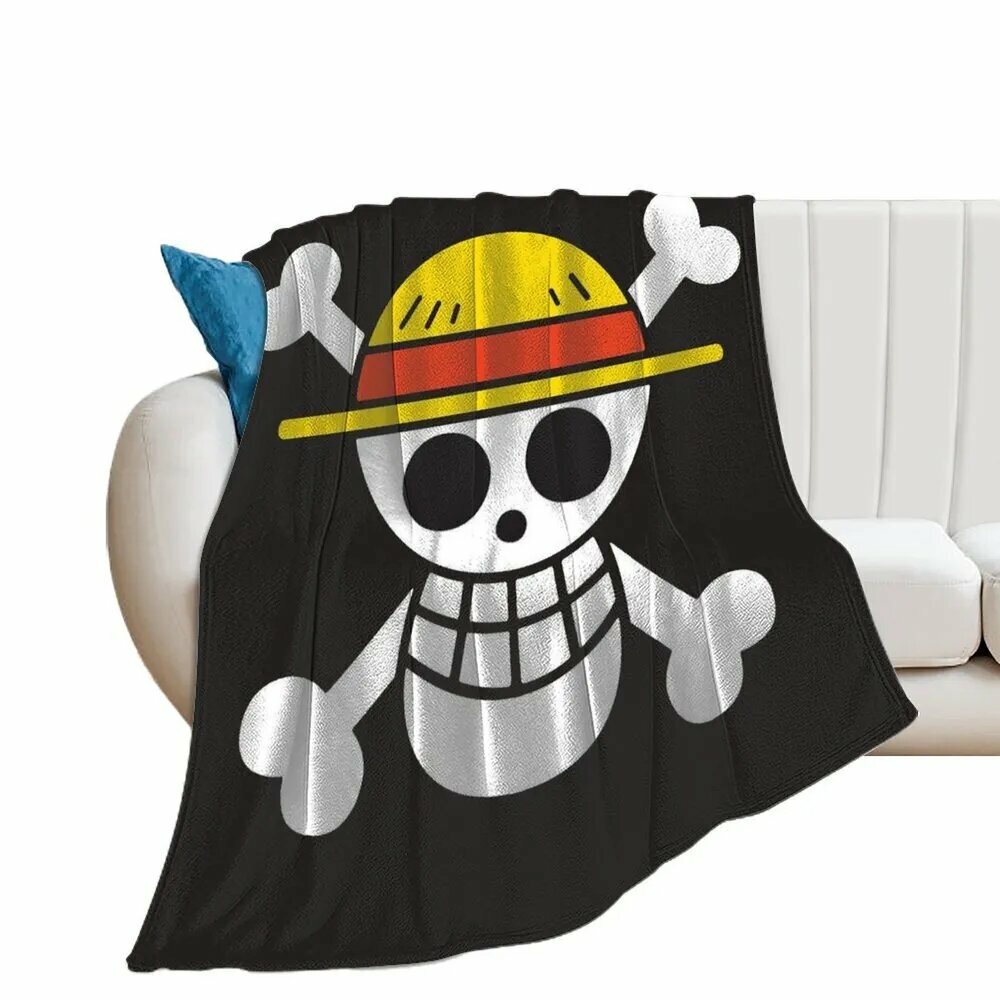 One Piece Плед , Велсофт, 200 см х 150 см