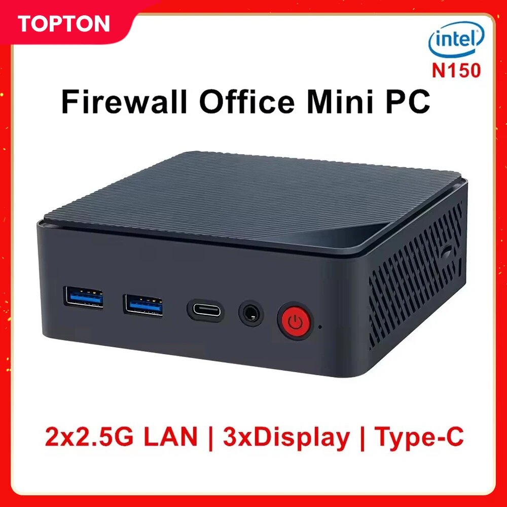 Topton M5 2M Мини-ПК Intel N150 No Ram No Storage, ЕС