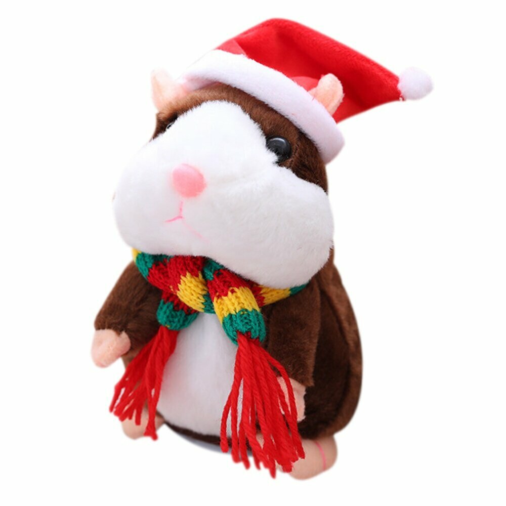 Говорящий электрический хомяк, меняющий голос, плюшевая игрушка