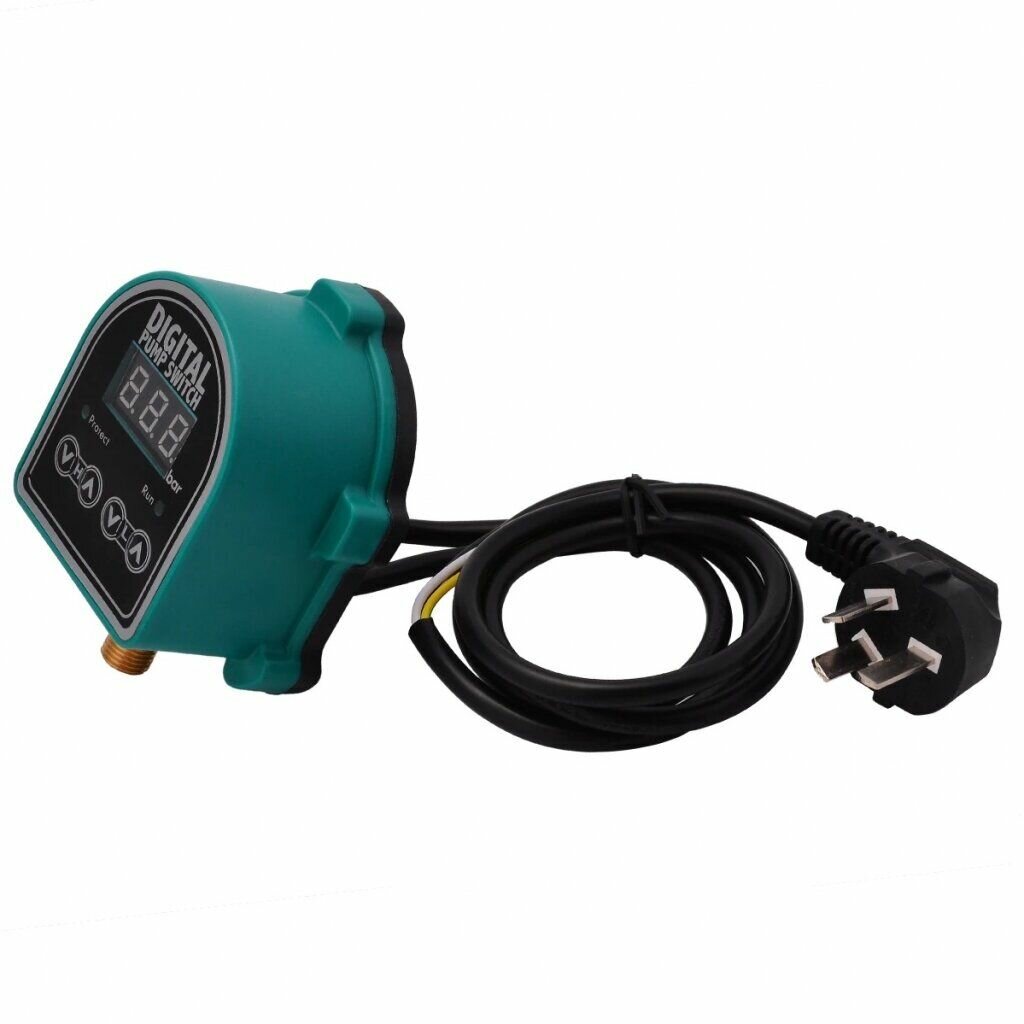 Регулятор давл. электр. "Vodotok" MD-SWF22016GM1, (1.5кВт, d 1/4", 1.5-16бар, каб. с вилкой+каб. с розеткой)