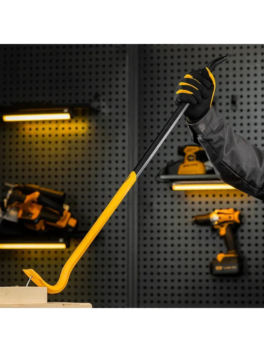 Лом (гвоздодер), 900 x 19 мм, шестигранный, 25204