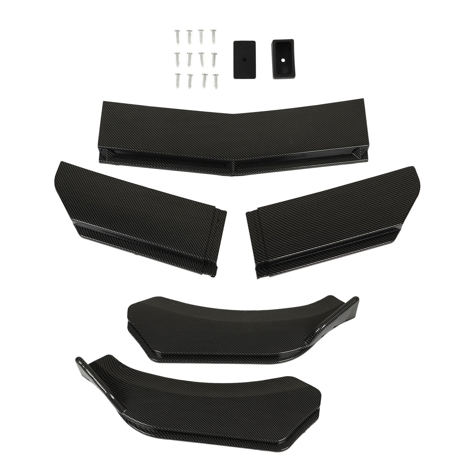 5шт Спойлер Переднего Бампера Splitter 110-140 см Универсальный Автомобильный Обвес для губ для Модификации