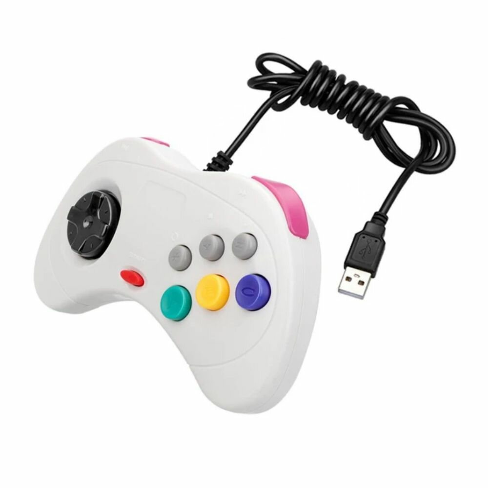 Проводной USB-контроллер для Segas Saturn Gamepad JoyPad для джойстика Sega Saturn System