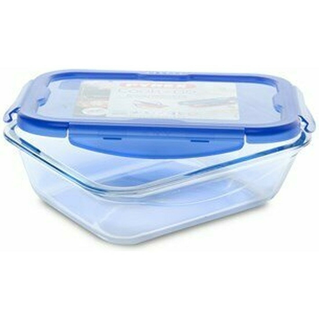 Форма Pyrex для запекания и выпечки COOK&GO 1.9л 25х19х7см прямоугольная с крышкой 282PG00ST