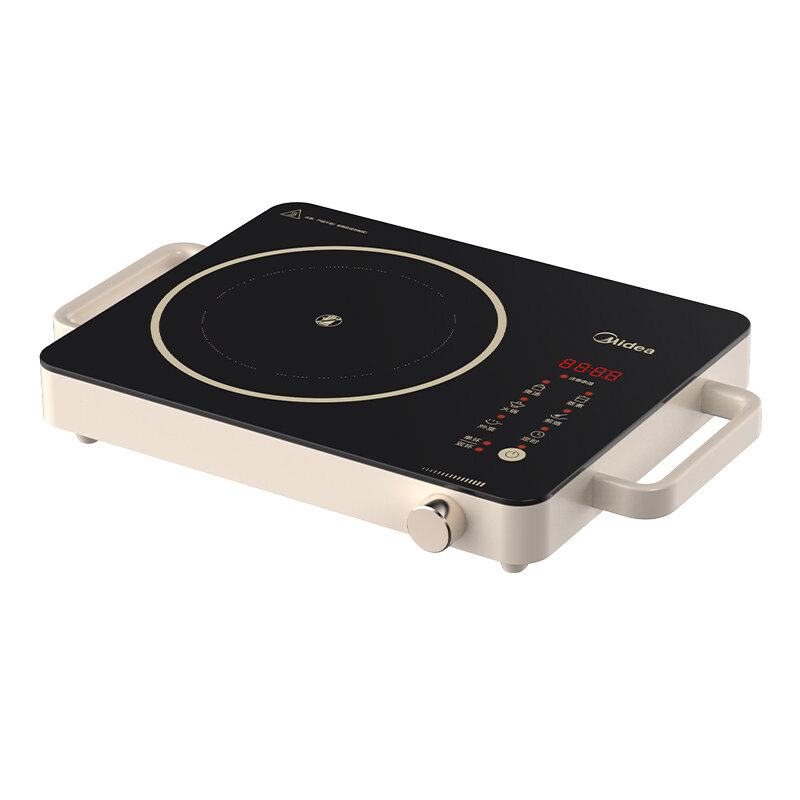 Портативная индукционная плита Midea черная, высокая эффективность, компактный размер