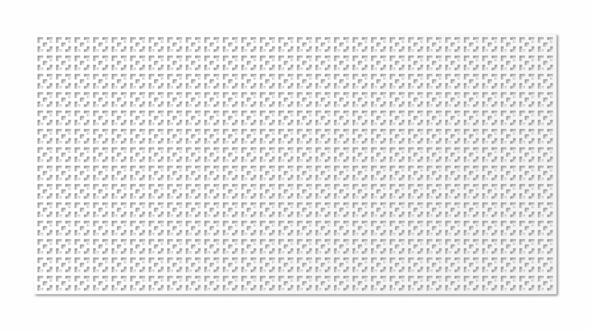 Панель декоративная 120х60см Дамаско белый