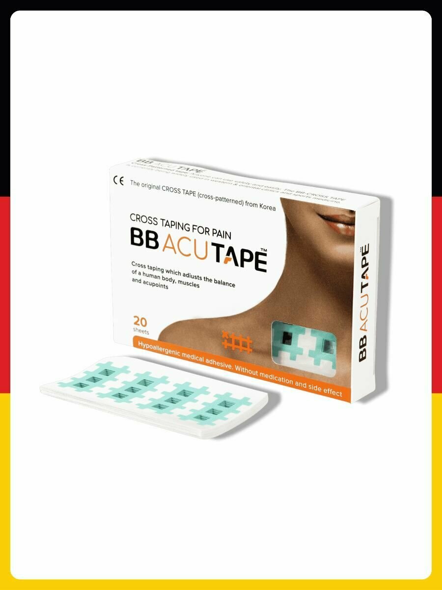 Кинезиотейп BBTape ACU Pastel Green