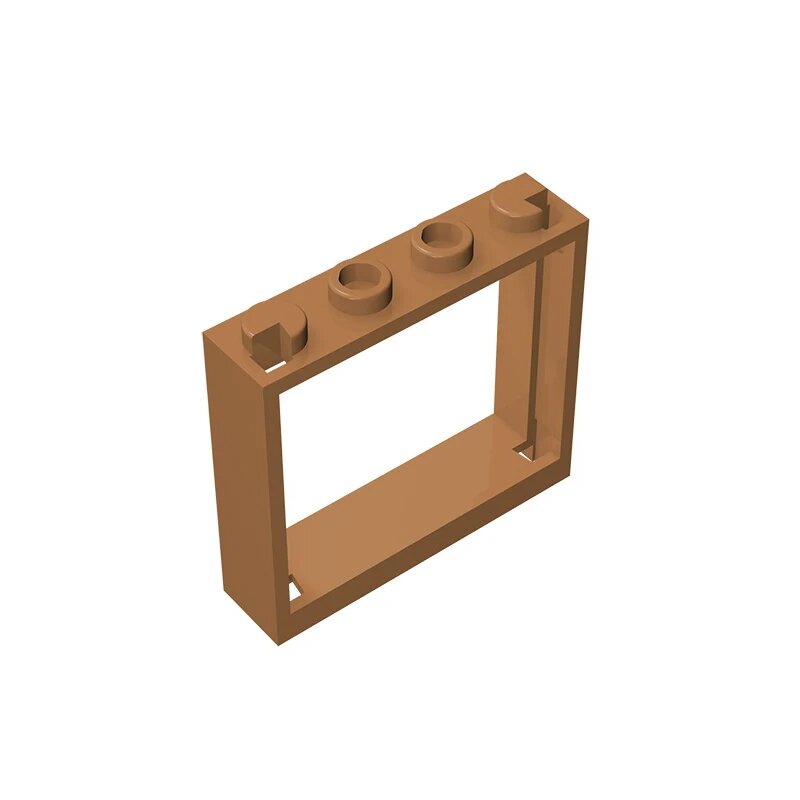 Рамка Lego 1x4x3 Коричневая (084)