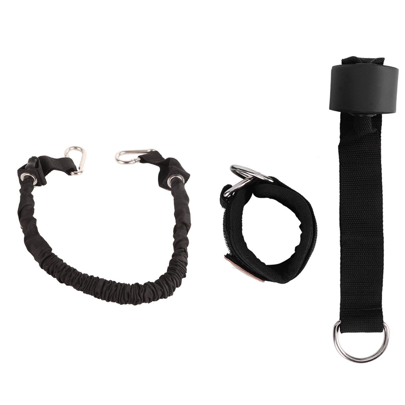 Комплект сопротивления для фитнеса: кольца для ног, лямки для лодыжек и дверной канат