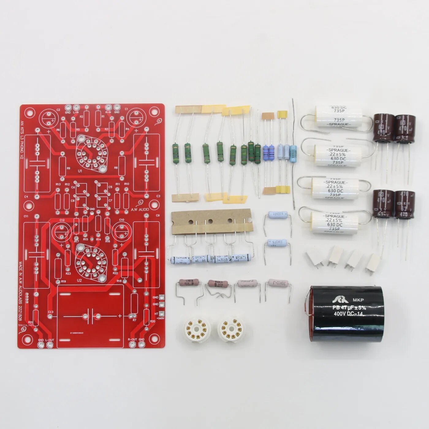 SENGTERBELLE HiFi ламповый комплект фонокорректора 12AX7+6922 Diy Kit