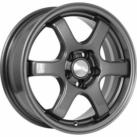 Колесный литой диск СКАД Киото R15x6 4x100 ET45 CB67.1 Graphite