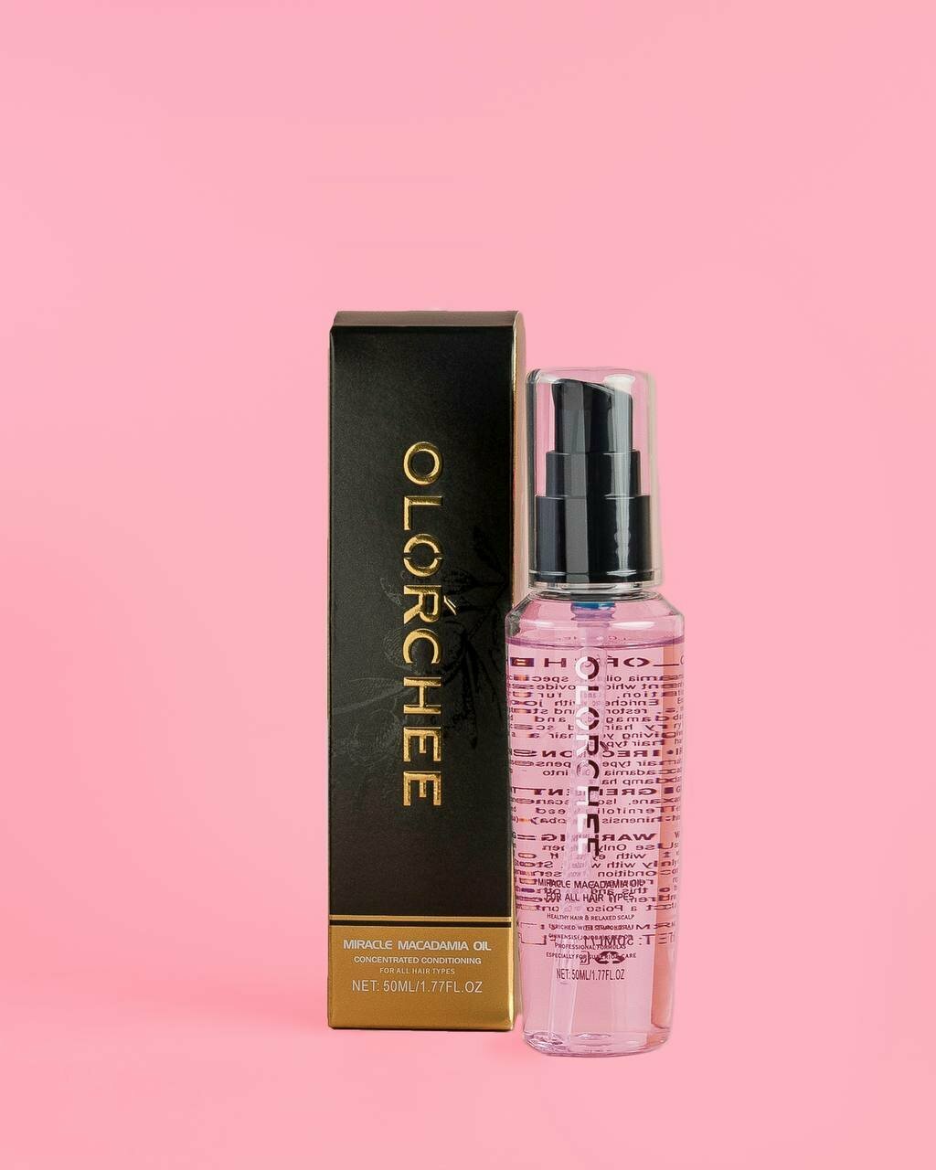 Масло макадамии и семян жожоба OLORCHEE способствует восстановлению поврежденных волос, укрепляет ломкие волосы. 50 мл