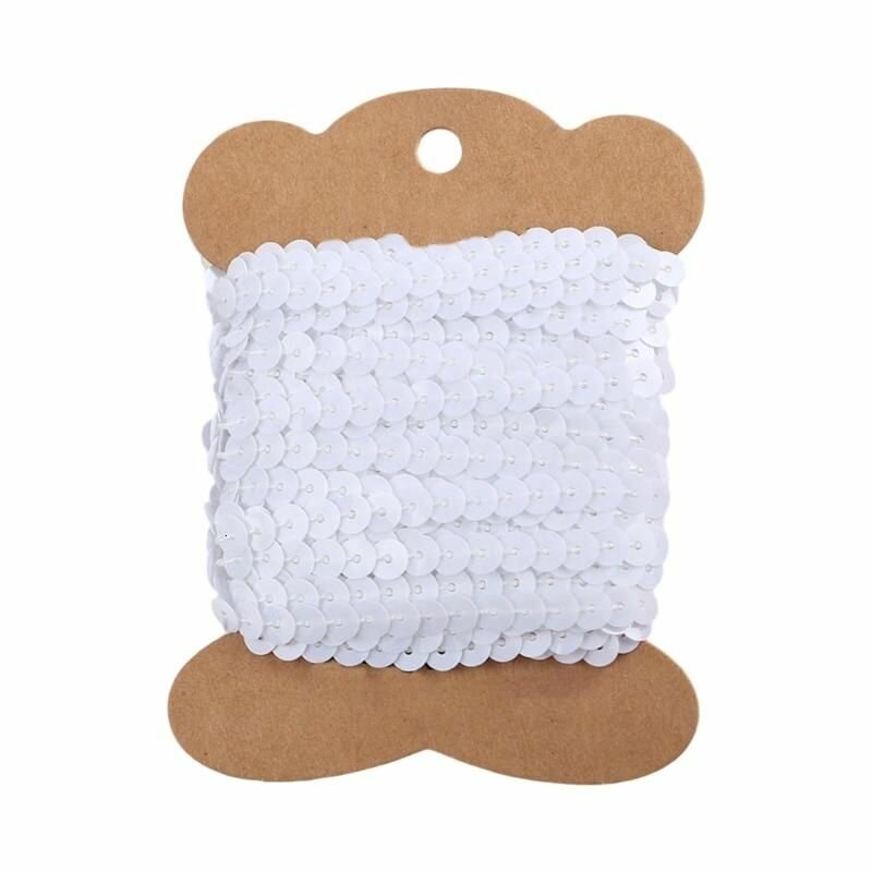 Светоотражающие блёстки для сценической одежды, Белый