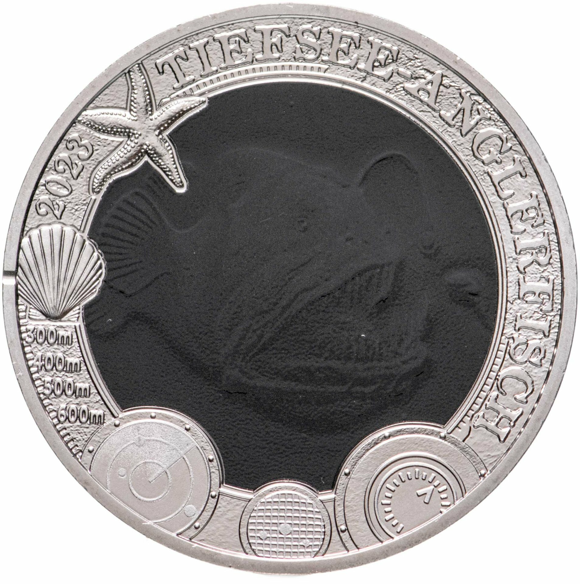 Австрия 3 евро 2023 Легенды океана - Удильщик, Мельхиор медь-никель, в сохранности UNC