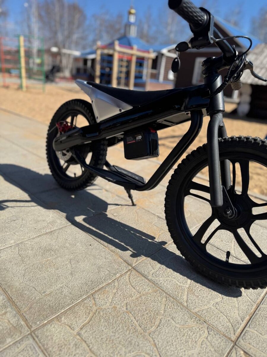 Детский велосипед 300W24V6000а, круизер, электрический, сборка не требуется