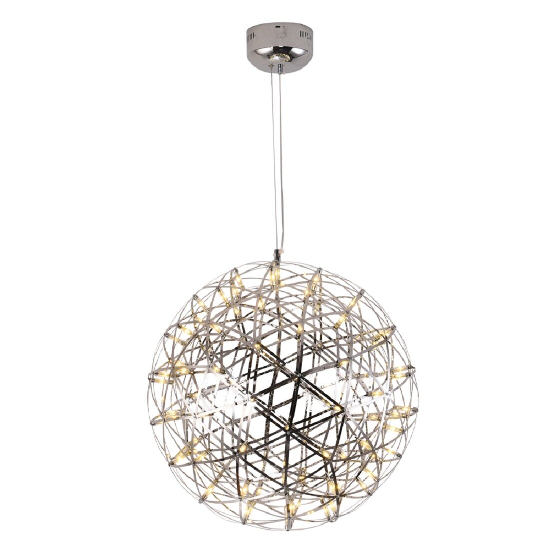 Подвесная люстра Divinare GALASSIA 1030/02 SP-92 / LED / 39 Вт / хром