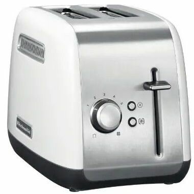 Тостер KitchenAid 2-Slice Toaster with Manual Lift Lever White KMT2115WH