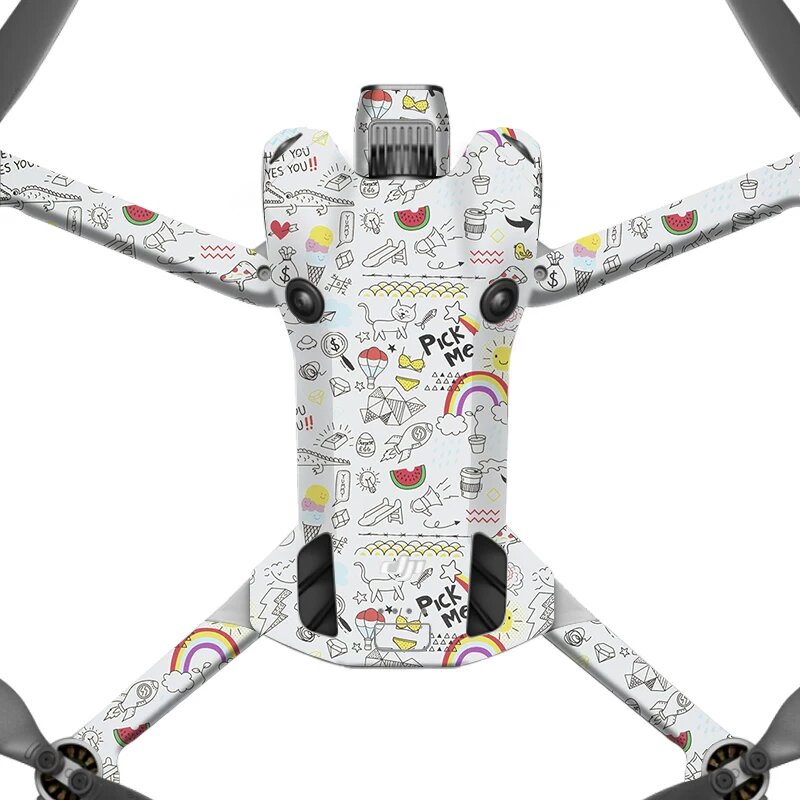 Защитная пленка для DJI Mini 4 Pro с мультяшным узором «Милый», легкая и простая в установке