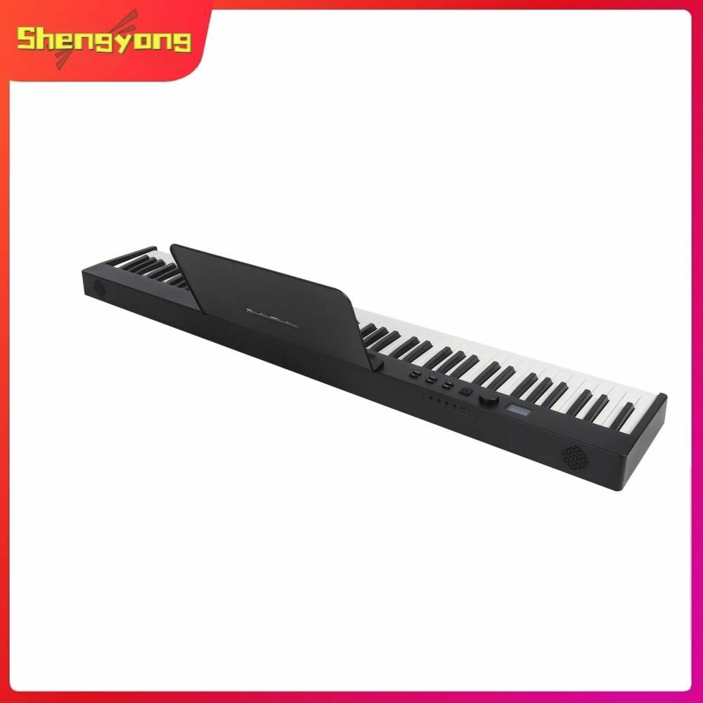Портативное складное пианино Американский стандарт 100-240v