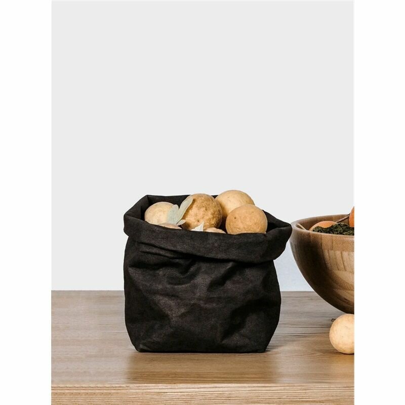 Корзина-мешок для хранения вещей, цвет крафт, размер 15*15*29 см, Органайзер для детских игрушек, Цветочное кашпо