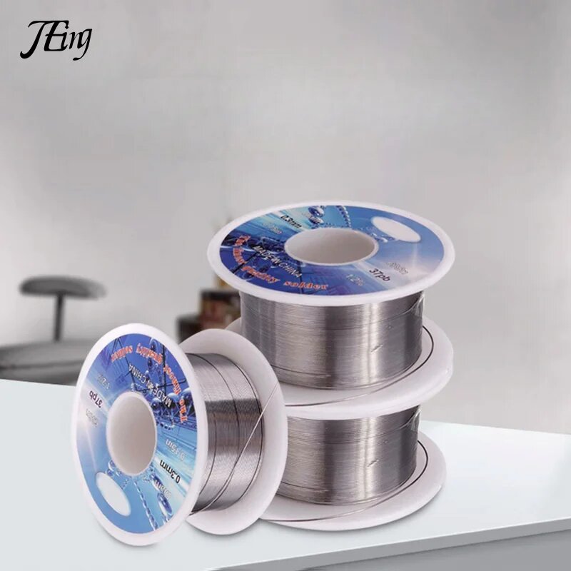 Оловянная линия высокой чистоты 0,3 мм, проволока для припоя, катушка с флюсом, сварочная линия, оловянная проволока с сердечником канифоли для ремонта, точка плавления
