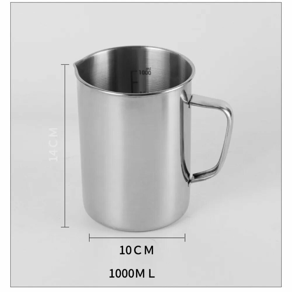 Мерные стаканы из нержавеющей стали 1000 ml