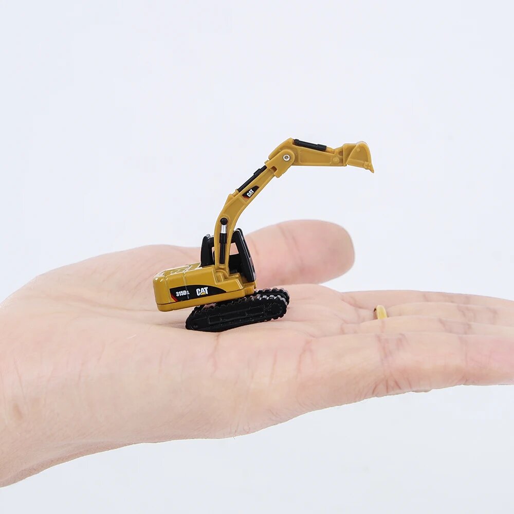 Металлический мини экскаватор Caterpillar 1:160, цвет excavator