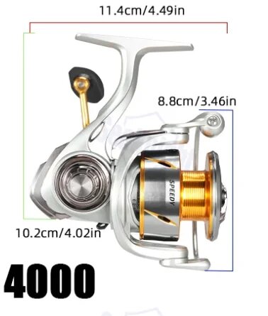 Катушка SeaKnight NEW RAPID2X для морской рыбалки, скоростная спиннинговая катушка для ловли с 4000