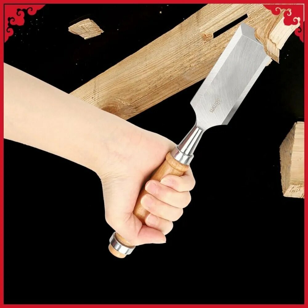 Широкий стамеска, прочный и удобный, для плотницких работ